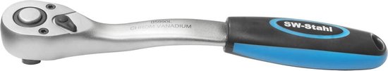SW-Stahl 05990L omschakelbare ratel 1/2 inch I fijnvertand met 72 ...
