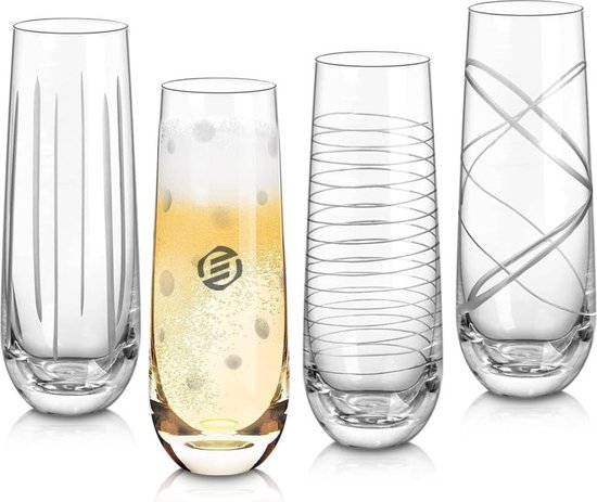 Equivera Cava Glazen - Prosecco Glazen - Cava Glas - Cavaglazen ...