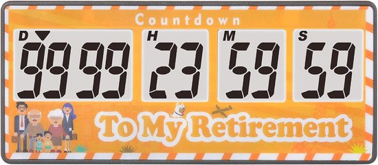 Digitale Afteltimer met Grote LED - 10 Cijfer Aftelklok voor ...