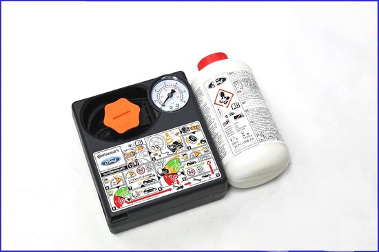 Banden Punctie Reparatie Set met Compressor en Sealant Fles - Voor Alle ...