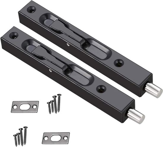 Verstelbare Deurgrendel Set van 2 - Veiligheidsvergrendeling voor ...