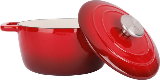 Cosy & Trendy Braadpan Fontestic Gietijzer Traditional Red Ø 20 cm / 2. ...