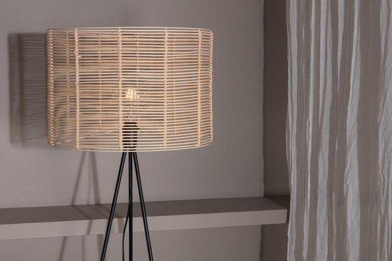 Veda vloerlamp - 160 cm - rattan | bol