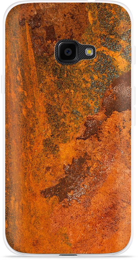 Cazy Hoesje geschikt voor Samsung Galaxy Xcover 4s - Roestig Metaal | bol