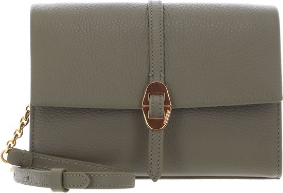 COCCINELLE Leren Schoudertas Dorian Mini Bag Grained Leather Laurel ...
