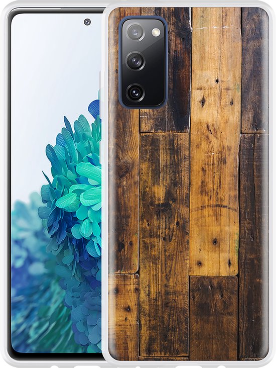 Cazy Hoesje geschikt voor Samsung Galaxy S20 FE - Special Wood | bol