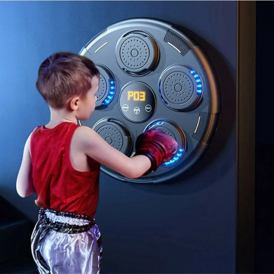 Music Boxing Machine - Boksmachine Met Bluetooth Luidspreker - Boksbal ...