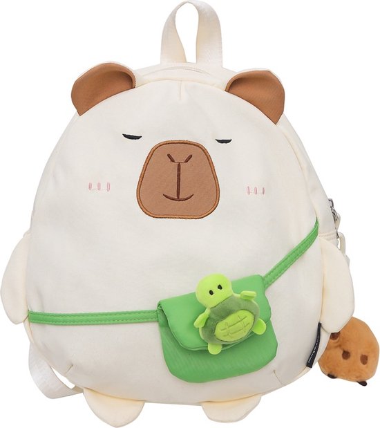 Capybara rugzak - 15l geschikt voor laptopvak - met capybara hanger ...