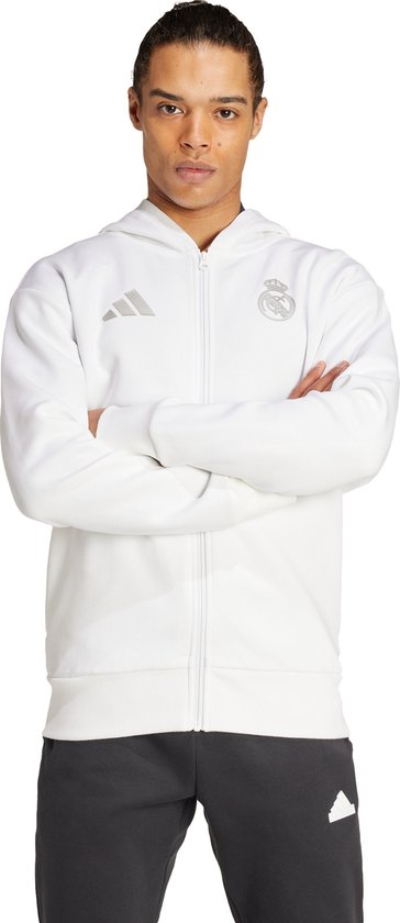 adidas Performance Real Madrid Anthem Jack - Heren - Wit- S | bol