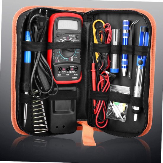 Soldeerbout Set 60W Soldeerstation met Temperatuur Instelling en ...
