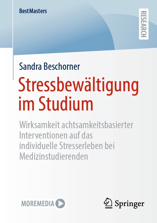 BestMasters - Stressbewältigung im Studium (ebook), Sandra Beschorner | 9783658469412... | bol
