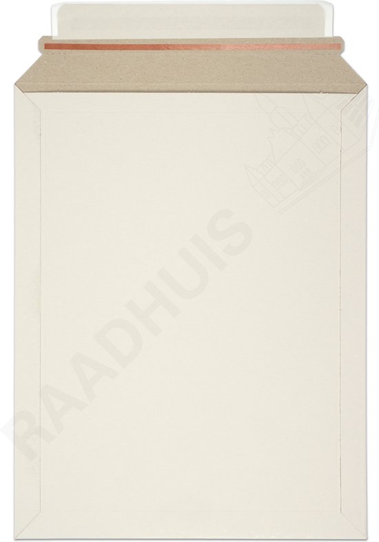 Raadhuis akte envelop - 238x312mm - karton - wit - met plakstrip - 5 ...