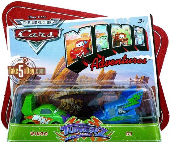 Disney Cars diecast Mini Adventure cars Wingo & DJ | bol