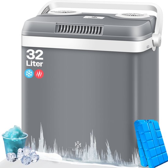 KESSER® 32L Thermo Elektrische Koelbox voor warm houden en koelen | Coolbox / 12V,... | bol