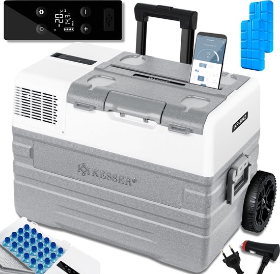 KESSER® Compressor Koelbox Elektrische Frigobox, met APP-bediening USB-aansluiting... | bol