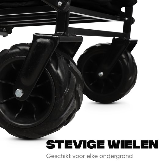 Rockerz Bolderkar Opvouwbaar - Bolderwagen 120L - Inclusief ...