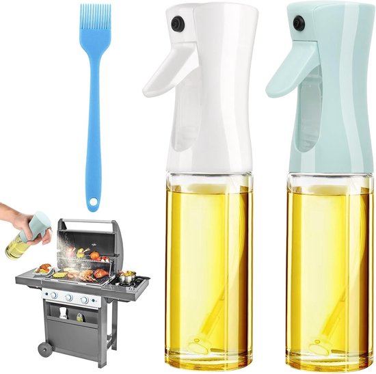 200 ml glazen oliespuitfles - spijsolie, heteluchtfriteuse, airfryer ...