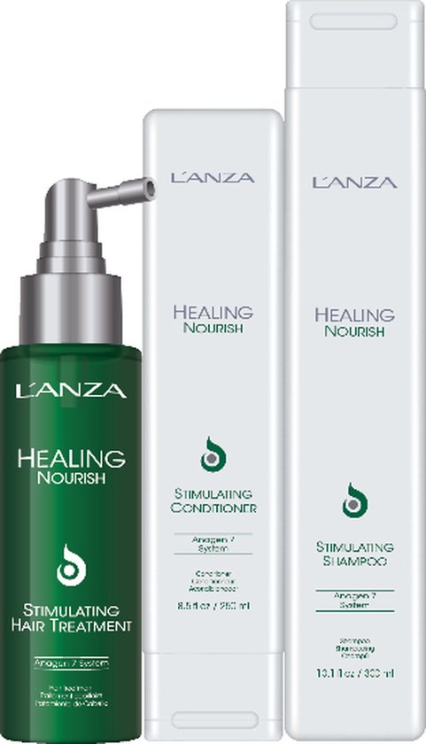 Lanza Healing Nourish Shampoo & Stimulating Treatment + gratis ...
