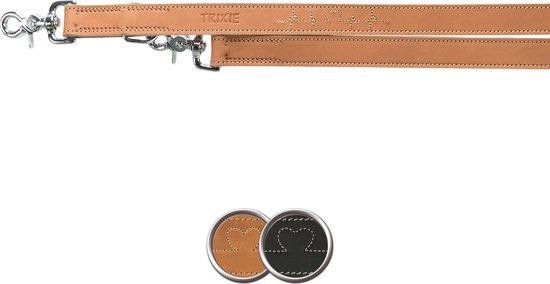 Trixie Rustic Vetleren verstelbare Hondenriem - Heartbeat | bol