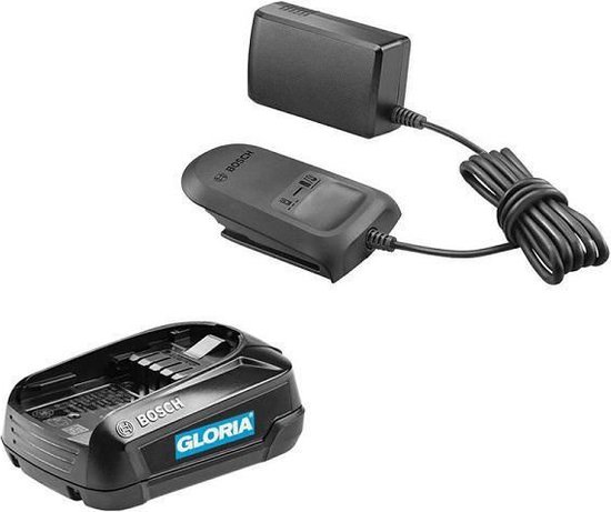 GLORIA accu-starterset | Bosch accu 18 V 2,5 Ah + oplader | Power for ...