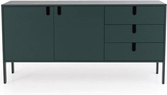 Tenzo - Dressoir - Groen - 171x46x86 cm | bol