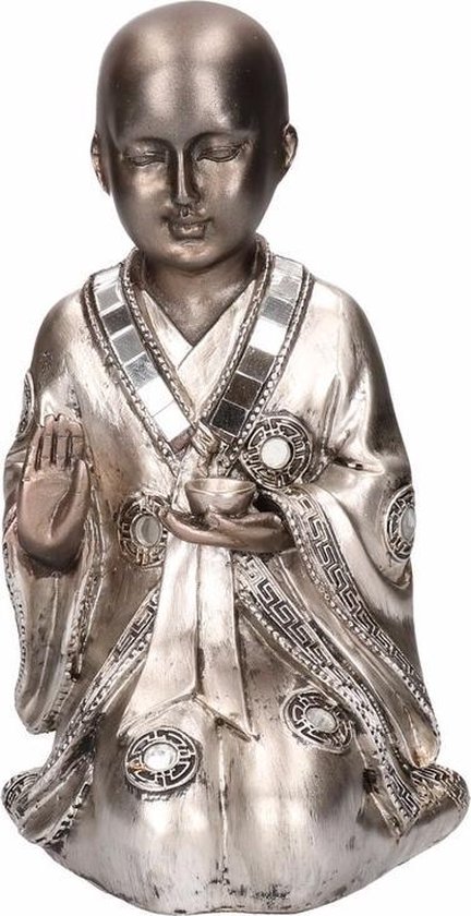 Monnik beeldje geknield 18 cm | bol