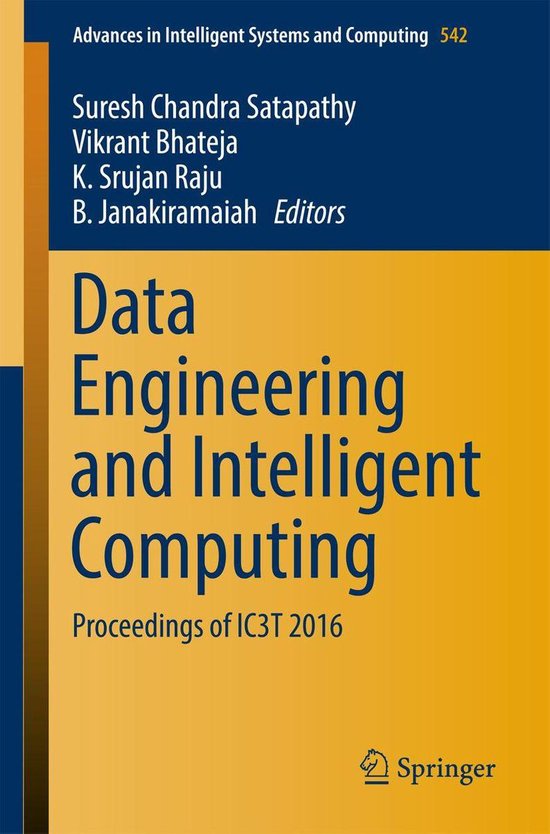 Advances in Intelligent Systems and Computing 542 - Data Engineering and Intelligent... | bol.com