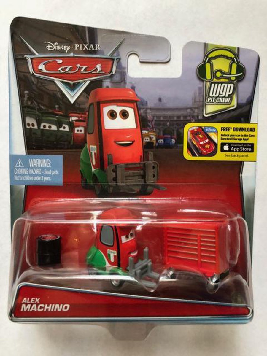 Disney Cars auto pit crew Alex Machino - Mattel | bol.com