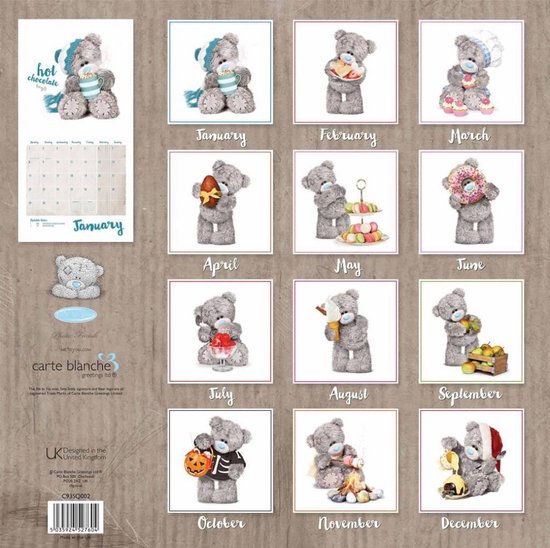 Kalender Me To You 2018 30x30 cm | bol.com