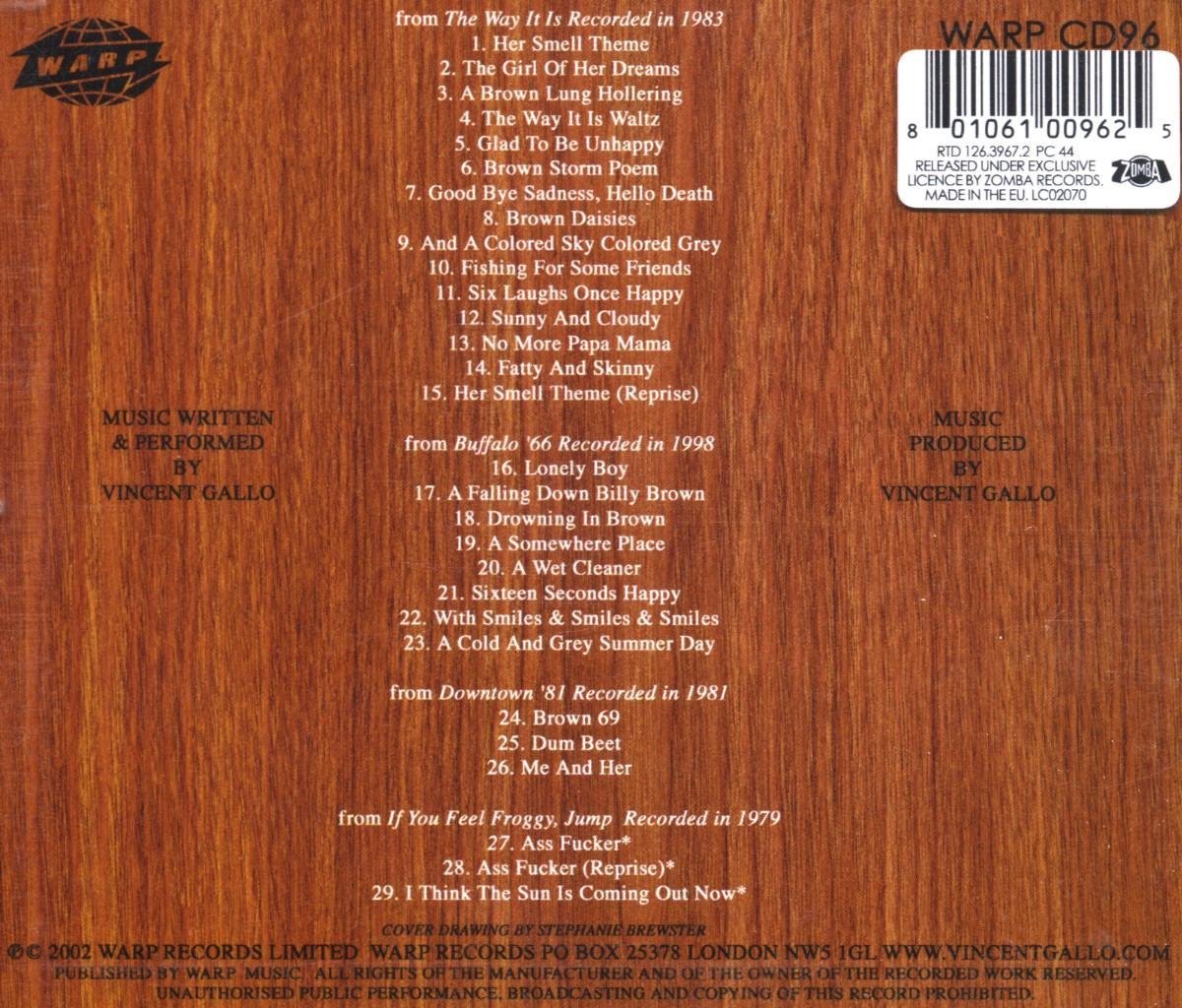 Recordings Of Music For.., Vincent Gallo | CD (album) | Muziek | bol.com