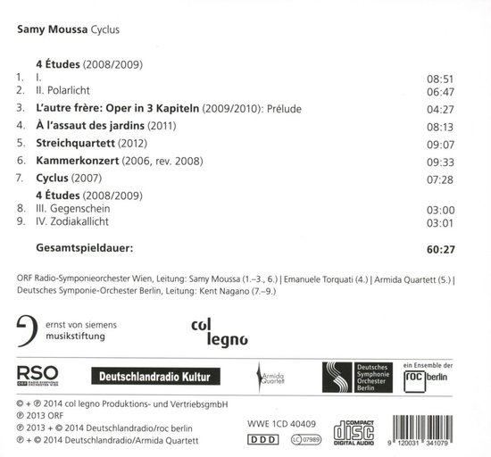 Samy Moussa - Cyclus (CD), Dick Bruna | Muziek | bol.com