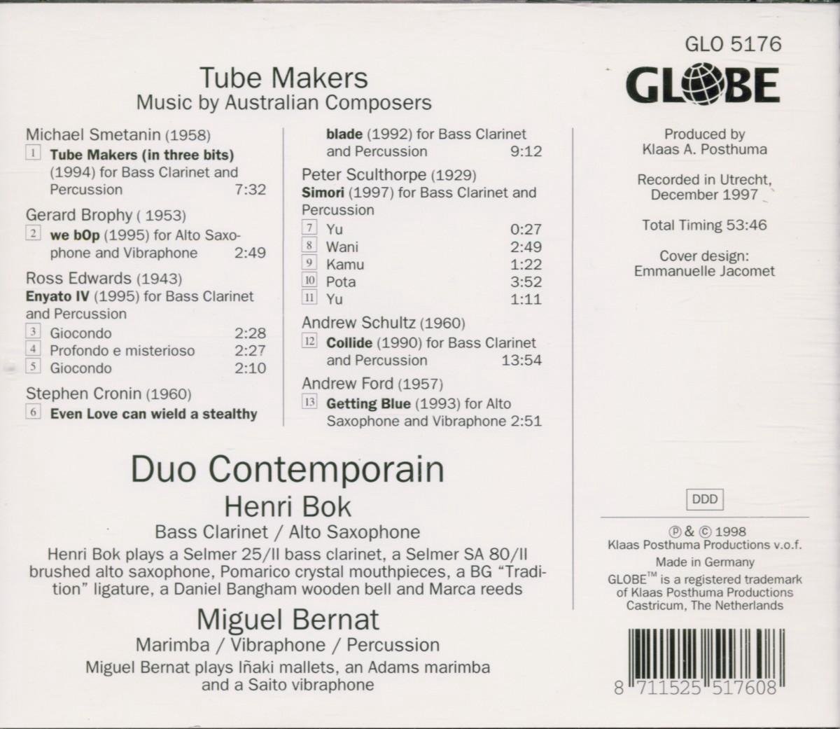 Tube Makers: Music By Australian Co, Henri Bok | Muziek | bol.com