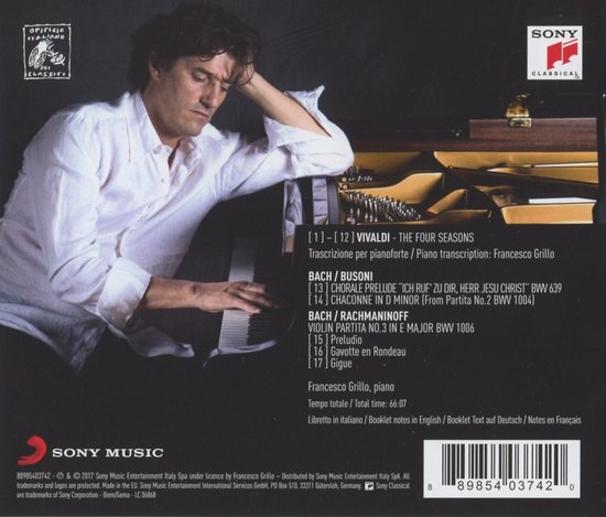 The Four Seasons, Francesco Grillo | CD (album) | Muziek | bol