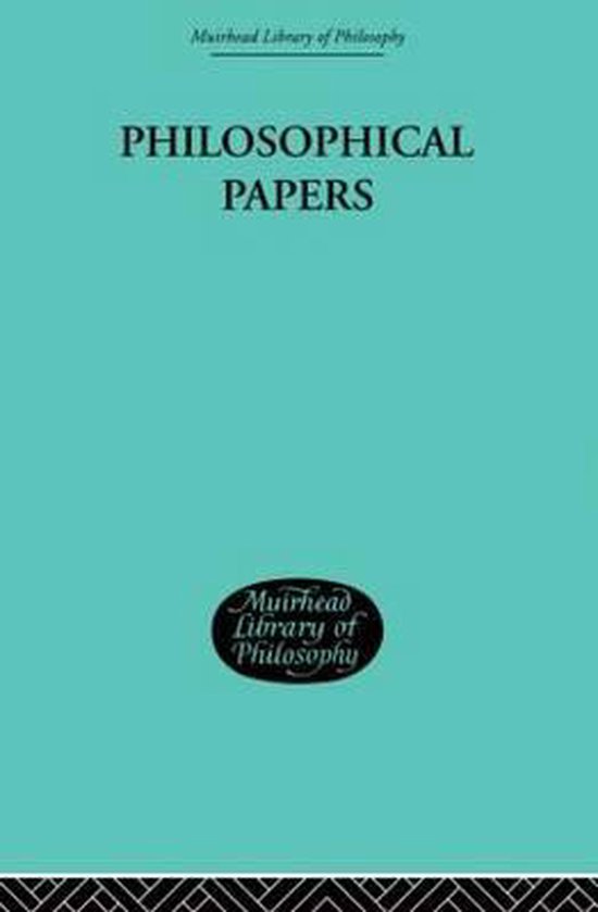 Philosophical Papers | 9780415606578 | Moore, George Edward | Boeken | bol