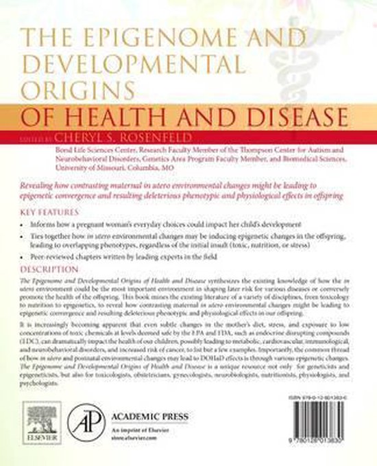 Epigenome & Developmental Origins Of Hea | 9780128013830 | Cheryl ...