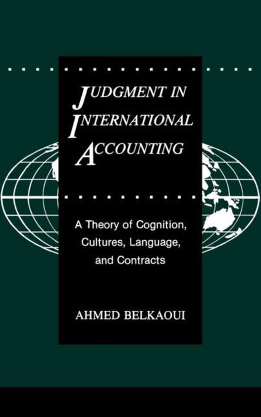 Judgment in International Accounting | 9780899304717 | Ahmed Riahi ...