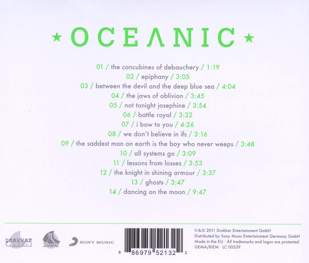 Oceanic, Emil Bulls | CD (album) | Muziek | bol