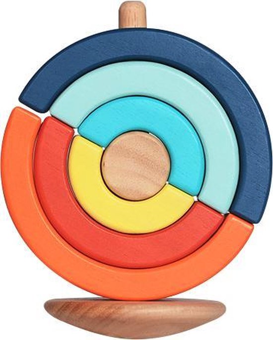 Circular Culbuto - Stack & Build - Montessori Educational Tool - 18M ...
