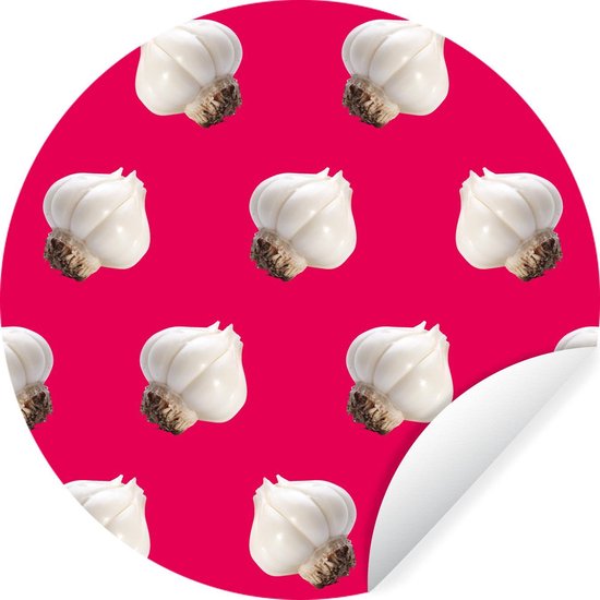 WallCircle - Muurstickers - Behangcirkel - Knoflook - Groenten ...
