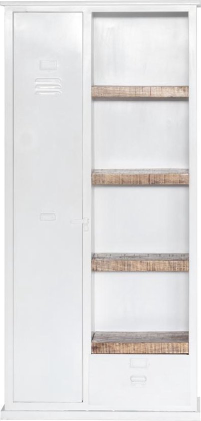 Lifestyle Lockerkast Klein Wit - Giga Meubel | bol