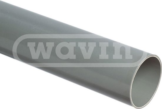 Wavin PVC buis dikwandig 40x34mm lengte=5m, prijs=per meter grijs | bol