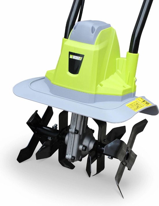 Elektrische ploegmachine met 4 frezen en een werkbreedte van 32cm ...