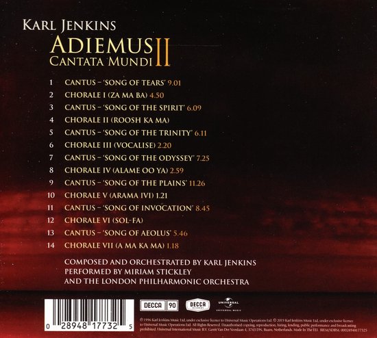 Karl Jenkins - Adiemus II: Cantata Mundi (CD), Karl Jenkins | Muziek | bol
