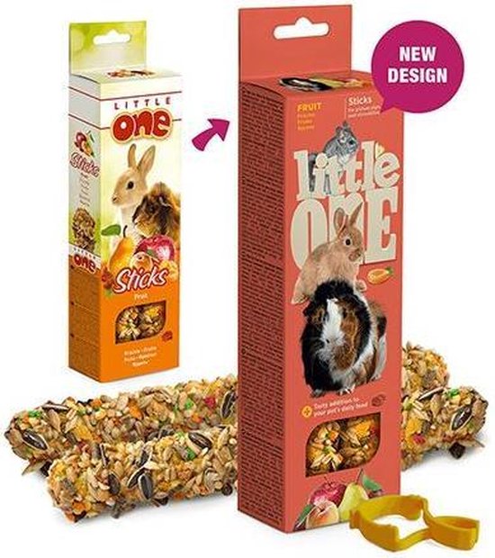 Little One Snack Sticks Met Fruit | 120 | bol