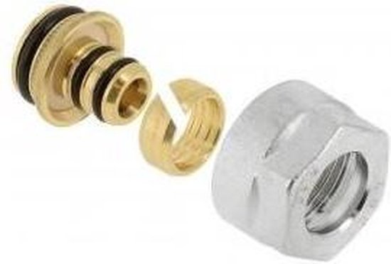 Luxor - adapter - TP 99 pilaar - 16 x 2 -0 mm - knelring en wartel - voor ALU-PEX ... | bol.com