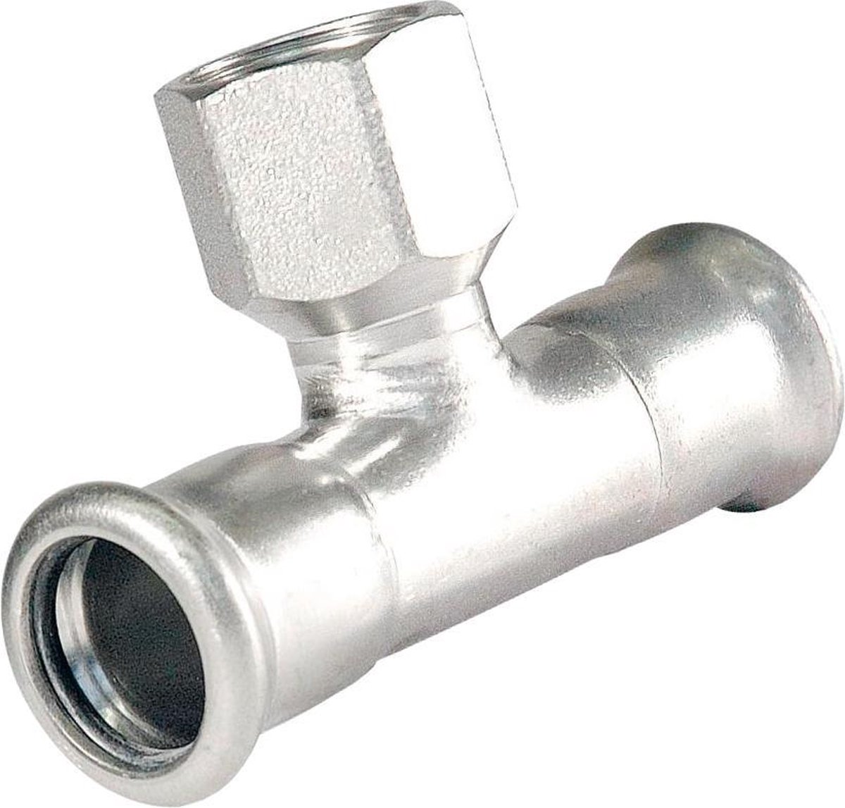 Bonfix Press - RVS 316 - perskoppeling - T-koppeling - 28 x 3/4" x 28 mm - Press x... | bol.com