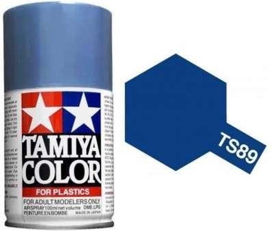 Tamiya TS-89 Pearl Blue - Gloss - Acryl Spray - 100ml Verf spuitbus ...
