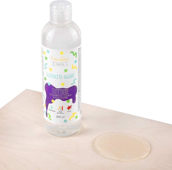 Kinderlijm - Zinaps Slime Craft Lijm Vloeibare Lijm PVA | 250 ml lijm ...