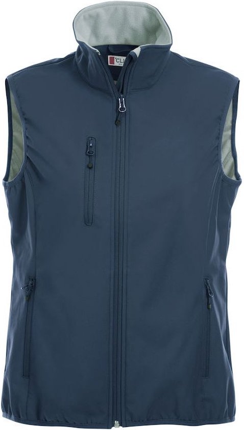 Clique Basic Softshell Vest Ladies 020916 - Vrouwen - Dark Navy - L | bol