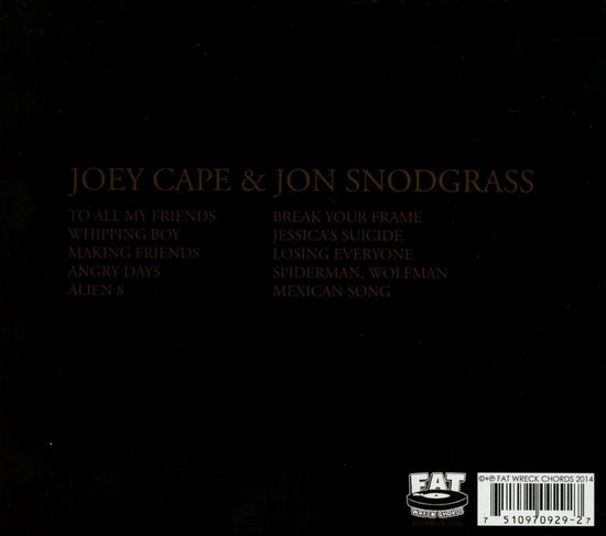 Joey Cape & Jon Snodgrass - Liverbirds (CD), Jon Snodgrass | Muziek | bol